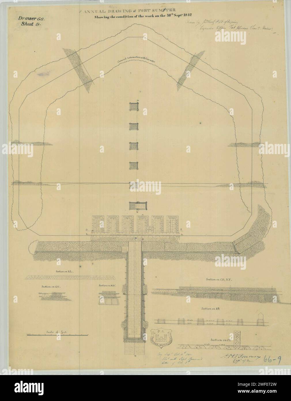 Annual Drawing of Fort Sumter Stock Photo - Alamy