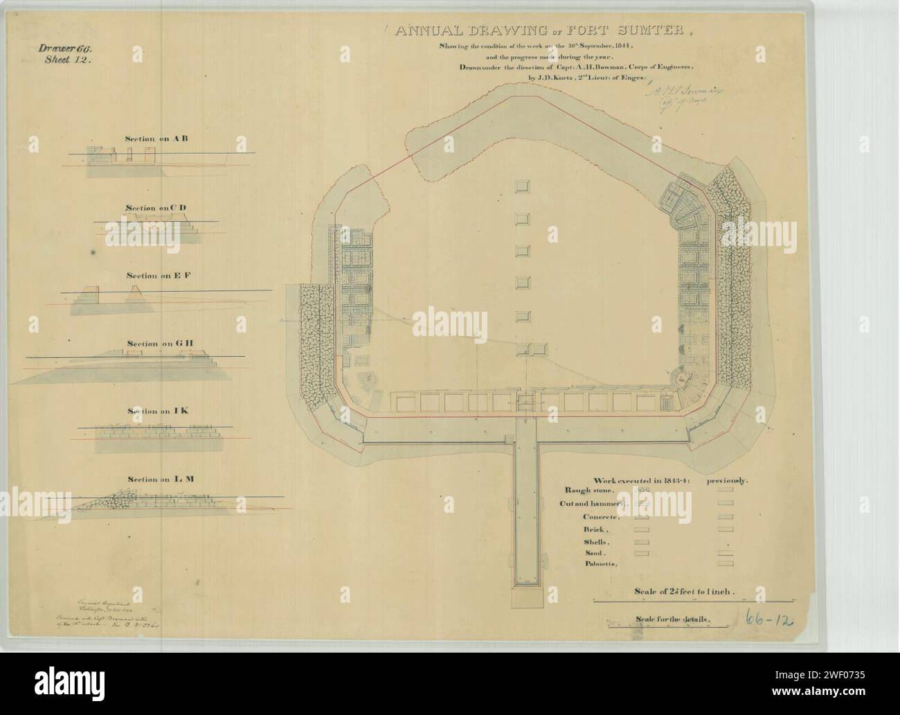 Annual Drawing of Fort Sumter Stock Photo - Alamy