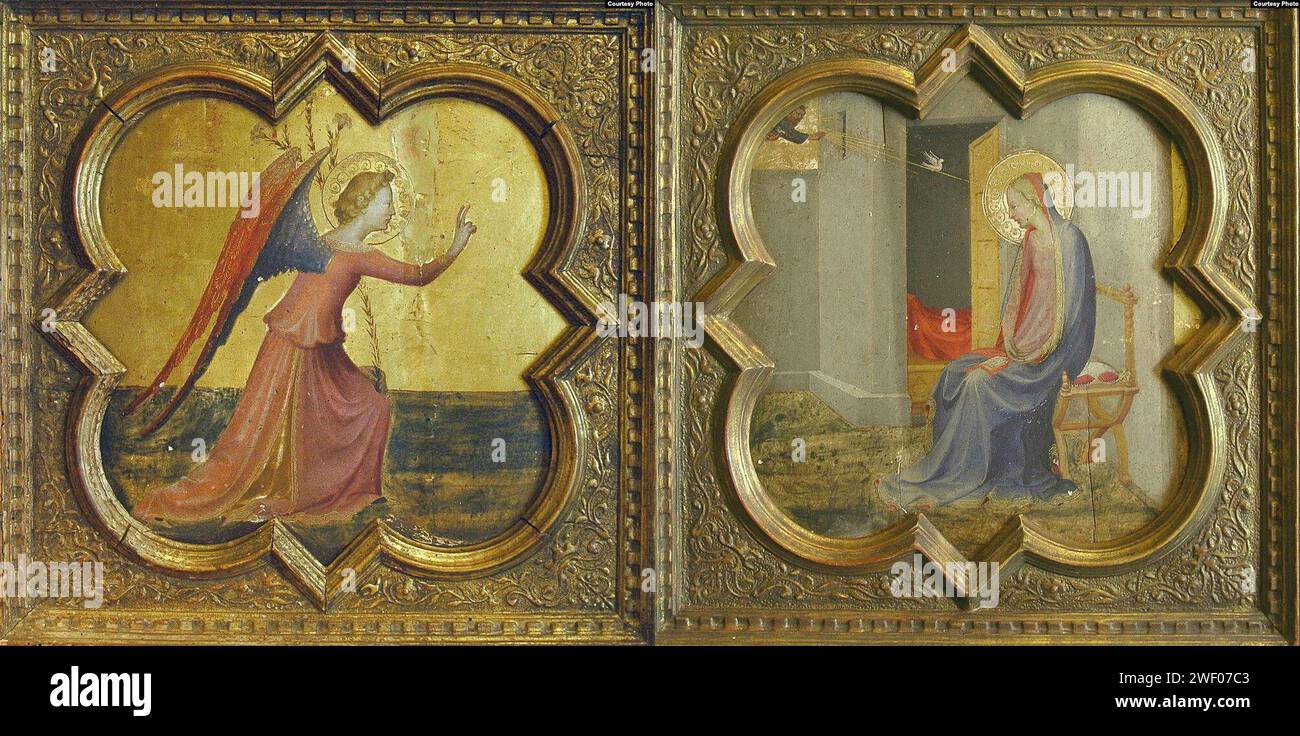 Annunciation by fra angelico hi-res stock photography and images - Alamy