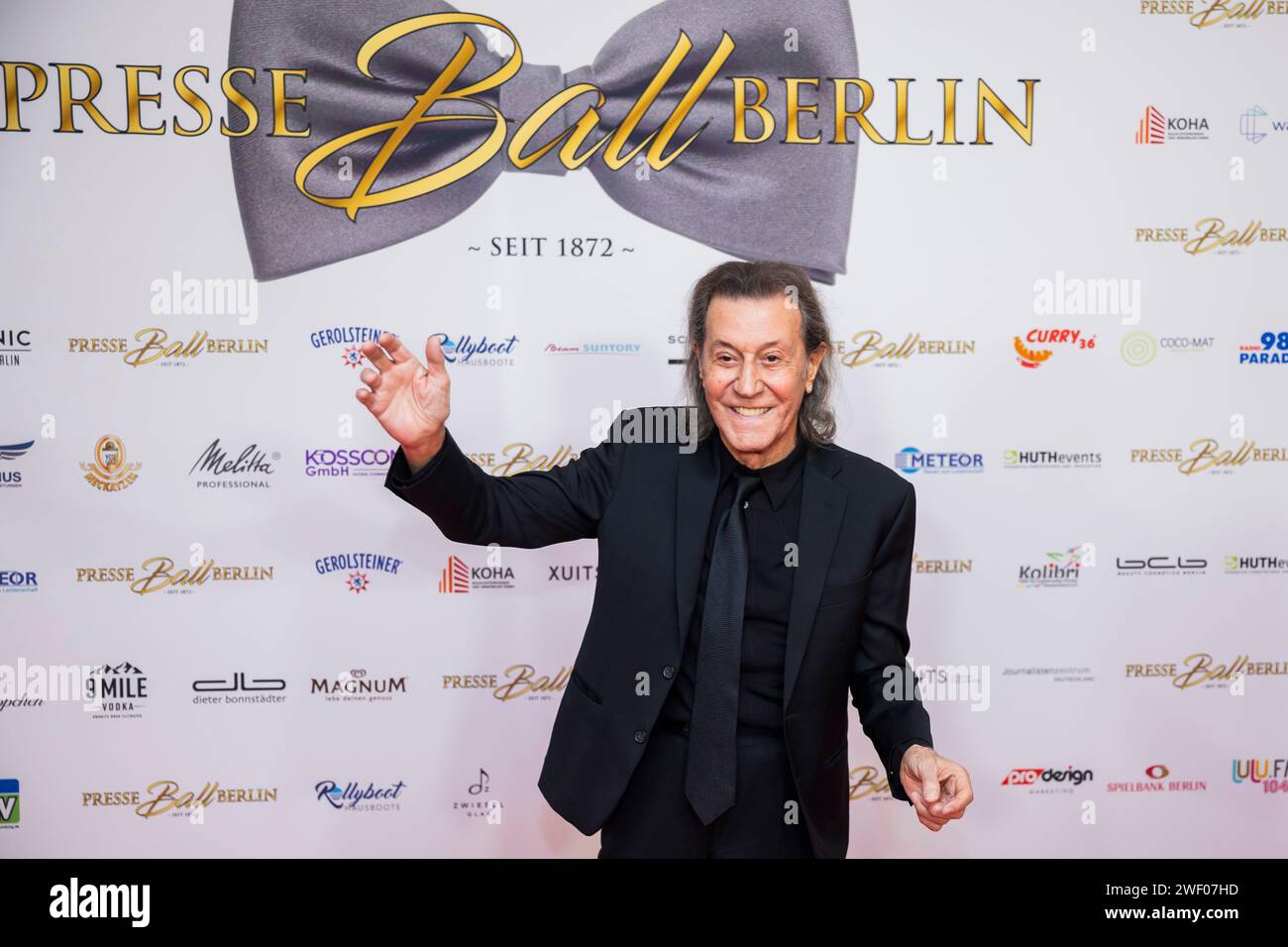 Berlin, Germany. 27th Jan, 2024. Albert Hammond, musician, comes to the ...