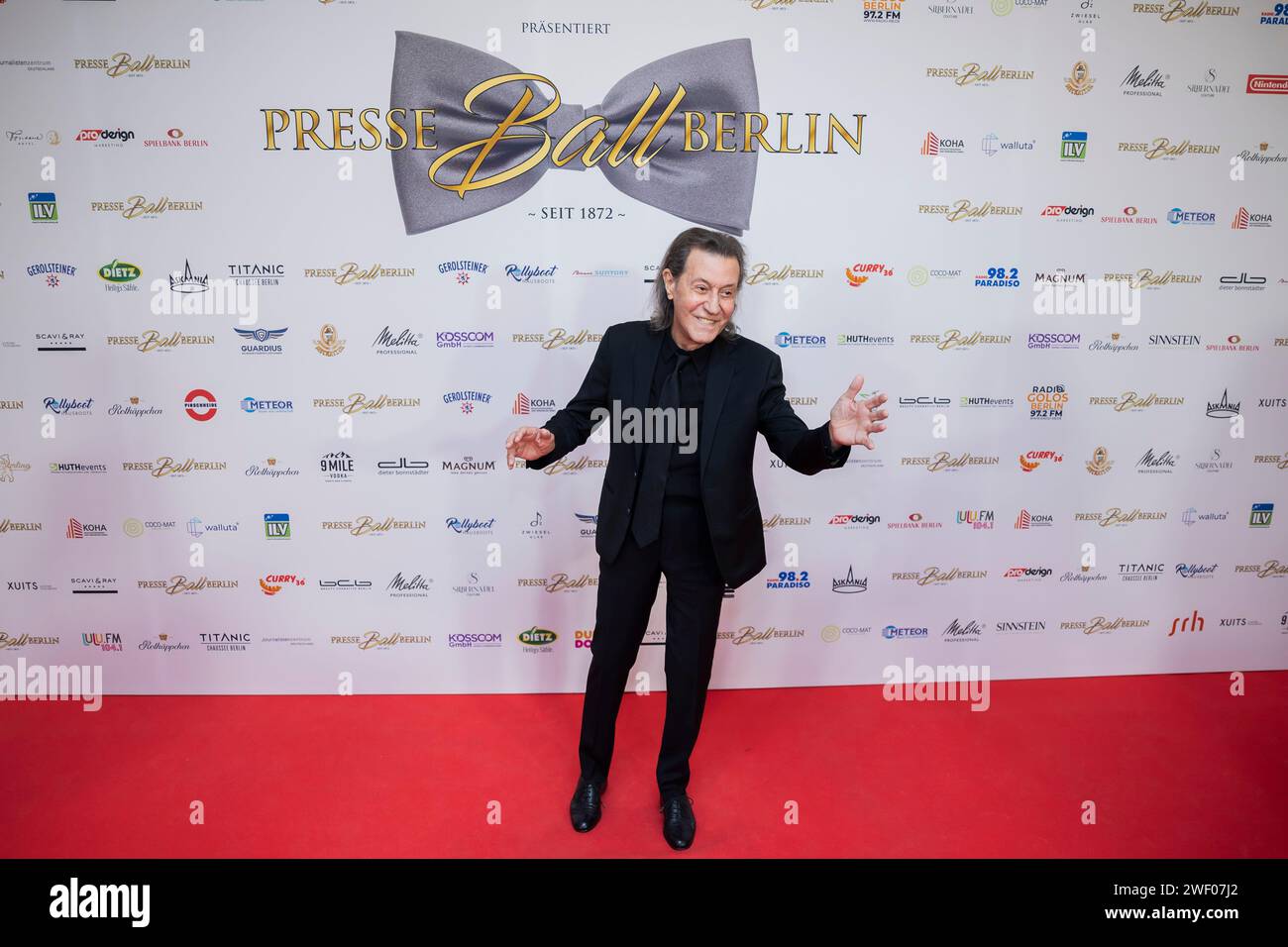 Berlin, Germany. 27th Jan, 2024. Albert Hammond, musician, comes to the ...