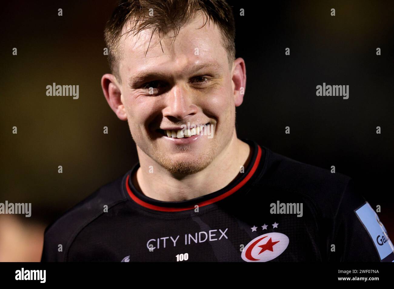 Saracens' Nick Tompkins after the Gallagher Premiership match at the ...