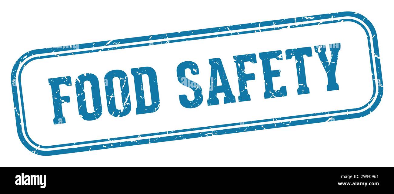Food safety stamp rectangular hi-res stock photography and images - Alamy