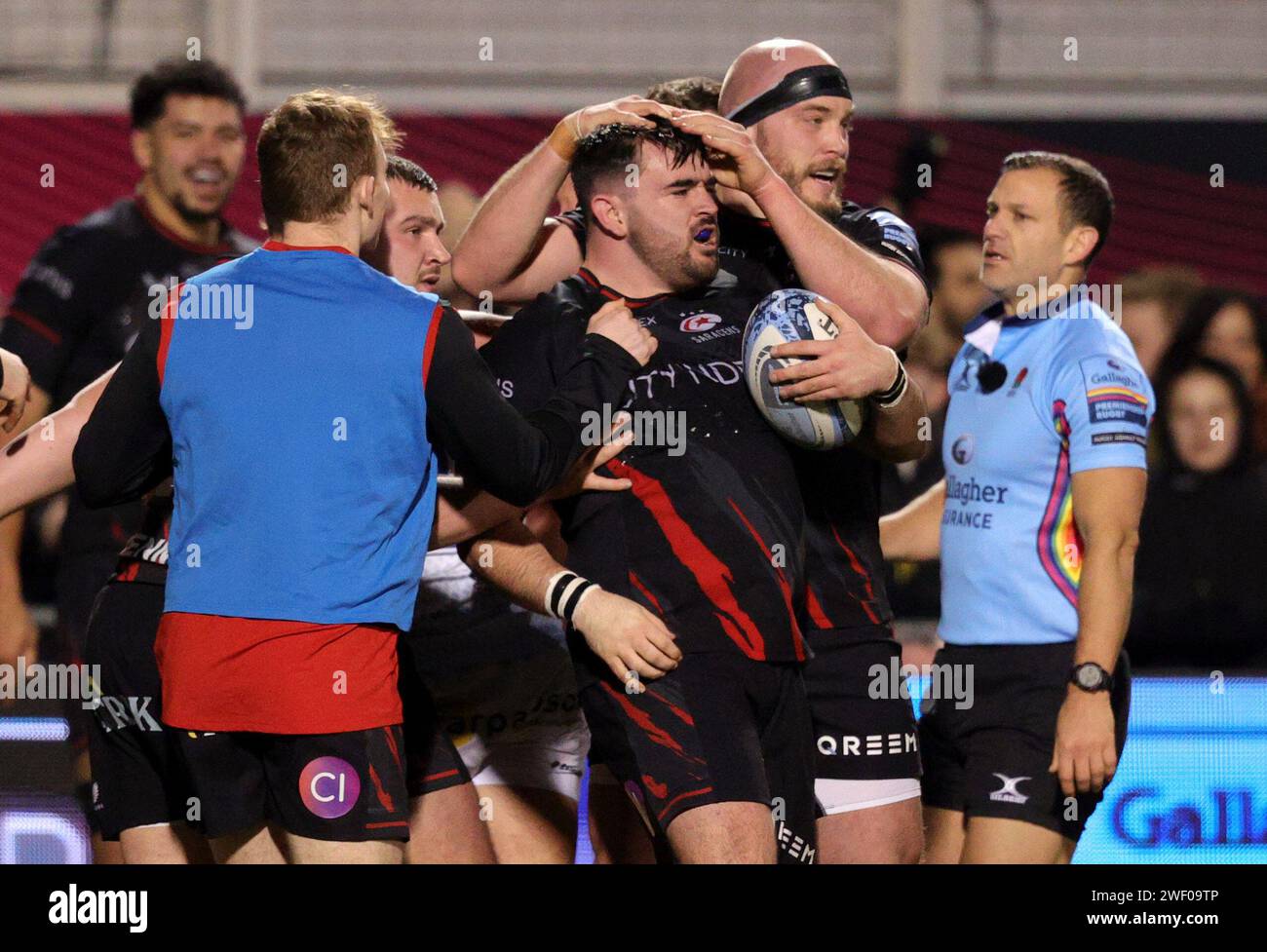 James hadfield saracens hi-res stock photography and images - Alamy