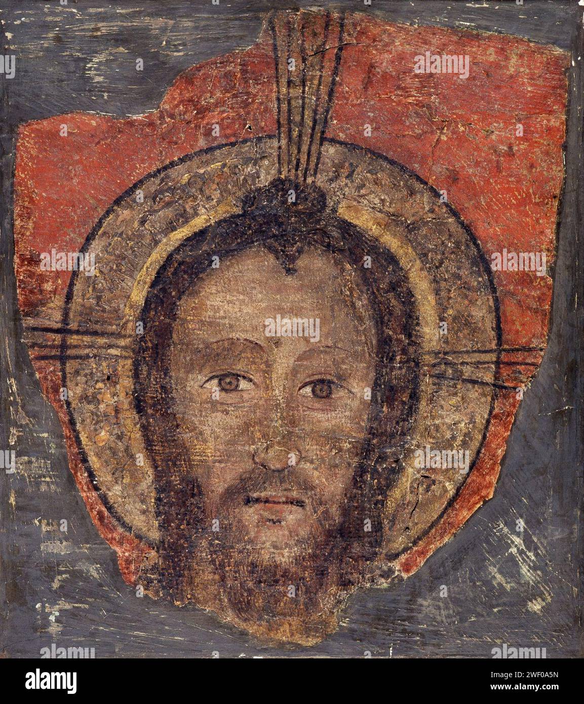 Anonieme meester - Christ’s Head, fragment from The Last Supper, a lost ...