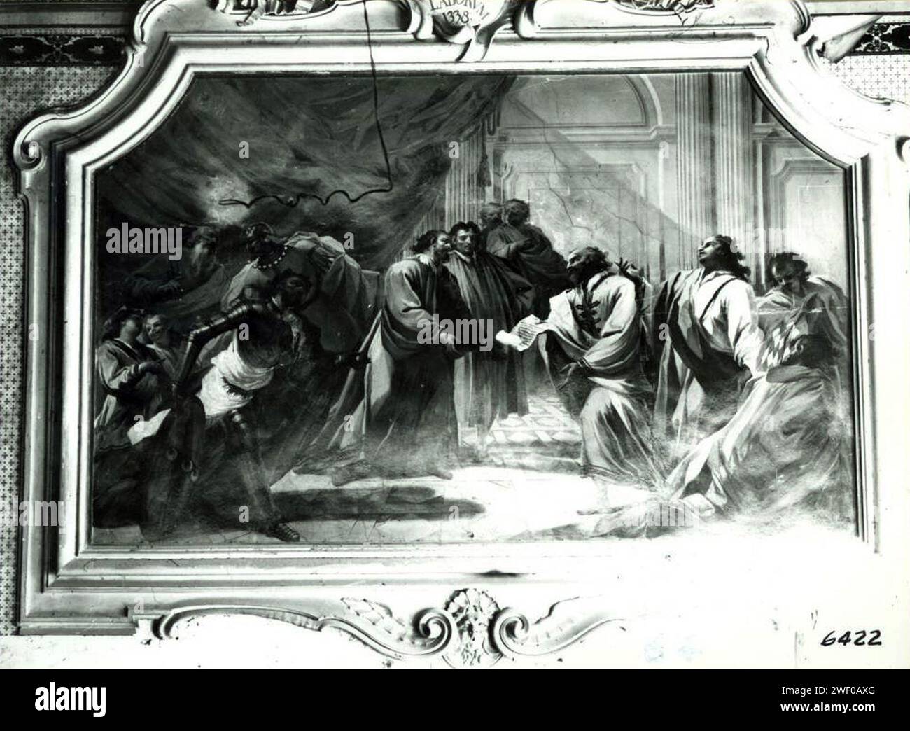 Anonimo, Palazzo dello Strozzino, Una sala affrescata da Matteo Bonechi ...