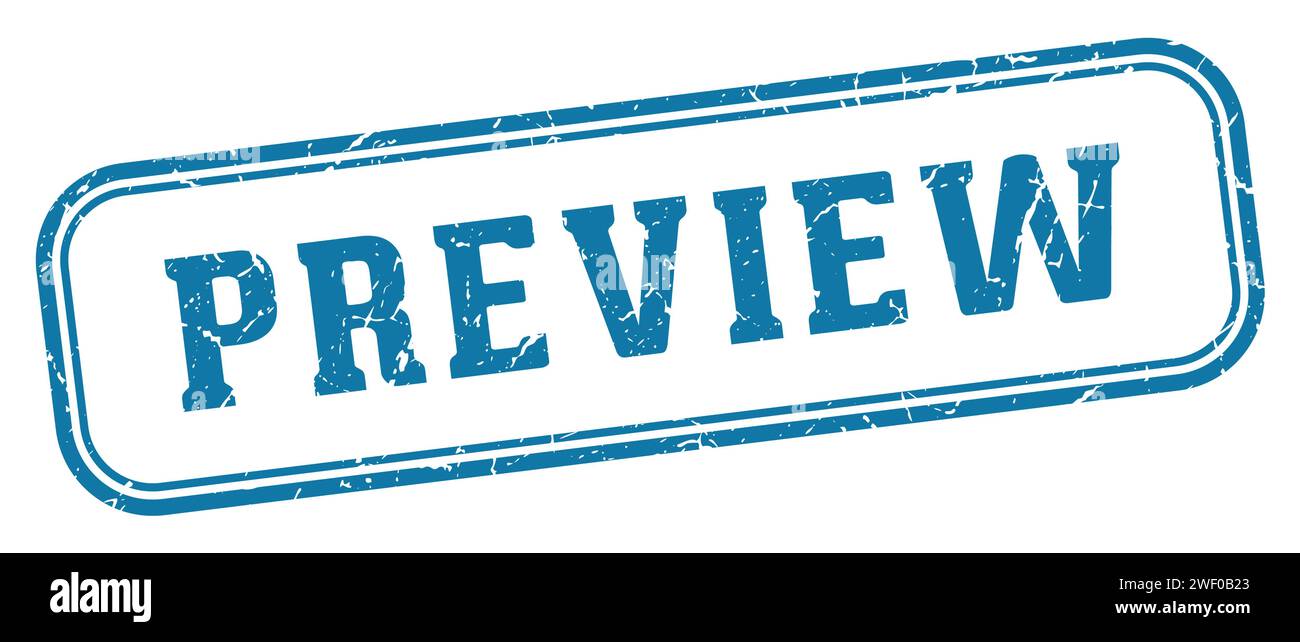 preview stamp. preview rectangular stamp isolated on white background ...