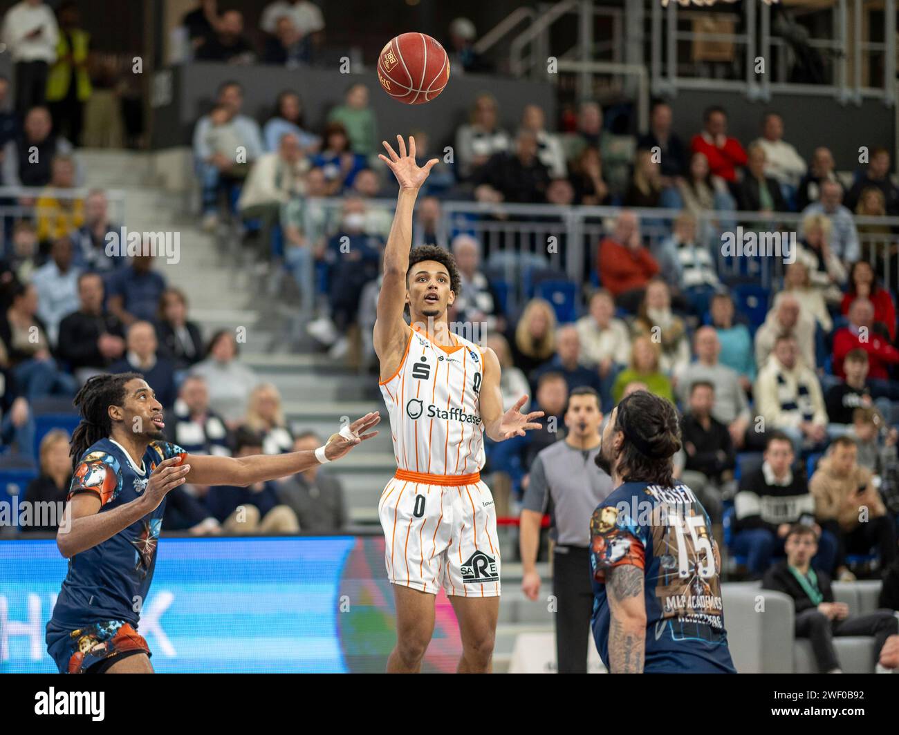 Heidelberg, Deutschland. 27th Jan, 2024. Brendan Gregori (NINERS ...