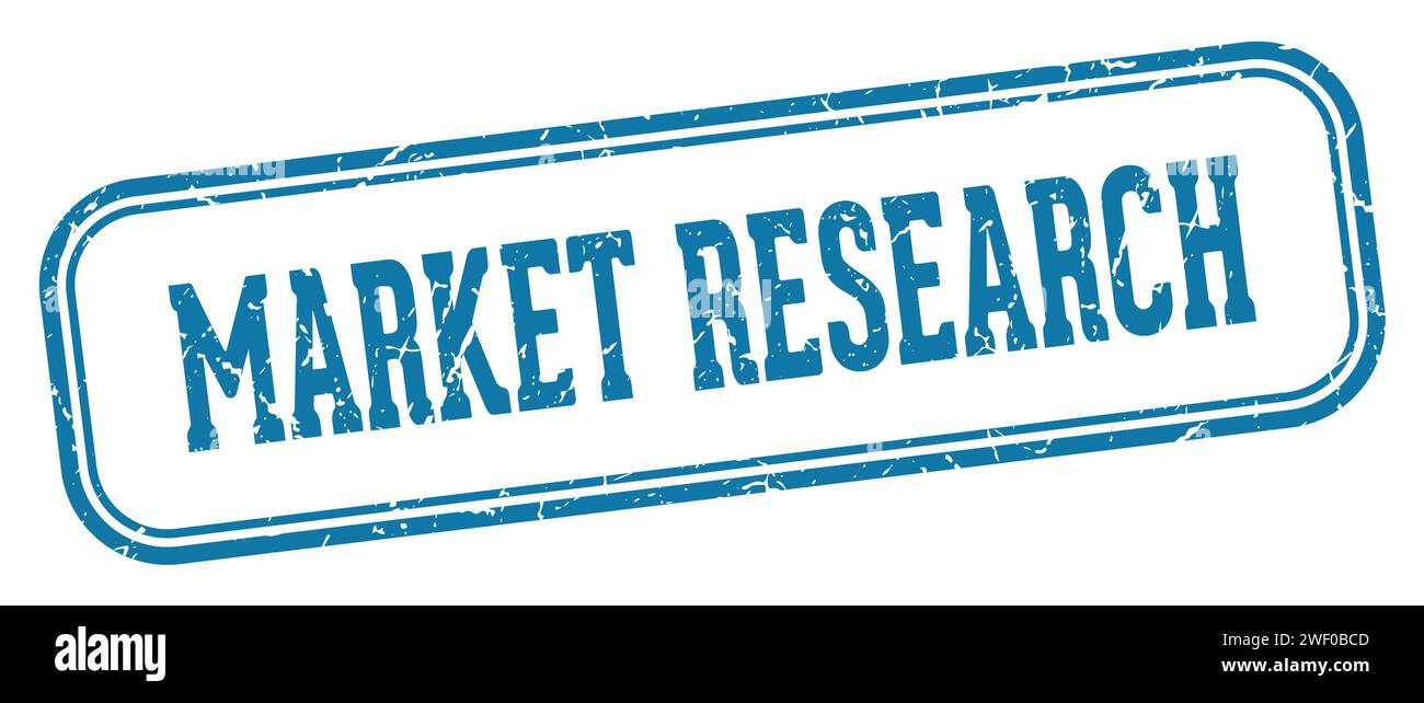 market research stamp. market research rectangular stamp isolated on ...