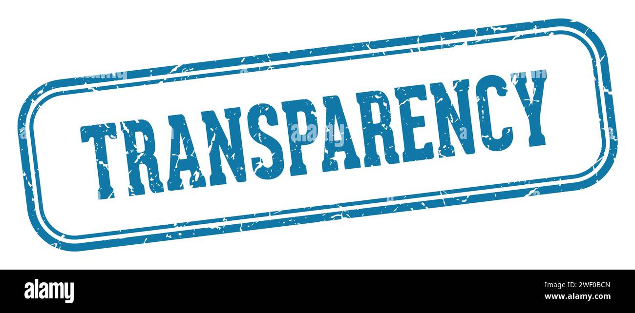 transparency stamp. transparency rectangular stamp isolated on white ...