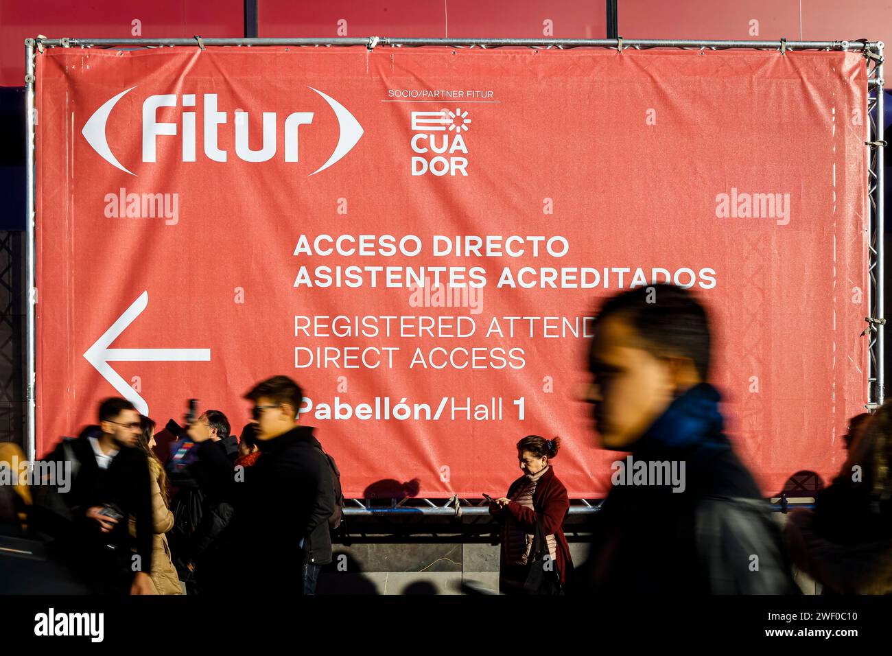 Madrid, Spain. 24th January, 2024. International Tourism Fair, Fitur ...