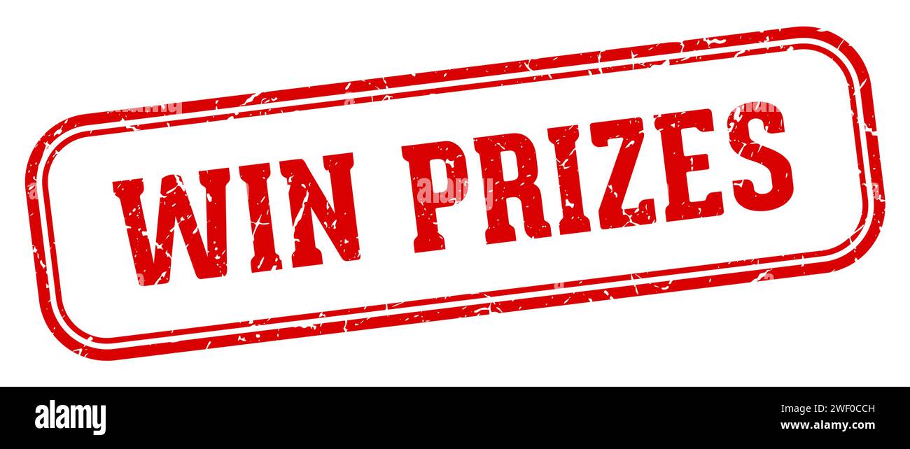 Win prizes stamp Cut Out Stock Images & Pictures - Alamy