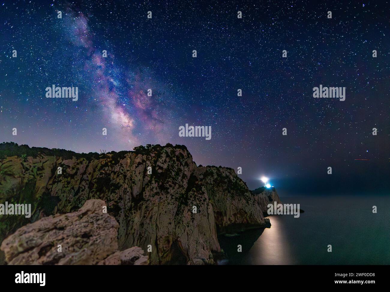 The Lighthouse on Cape Ducato, Lefkada (Lefkas) taken at sunset. Also ...