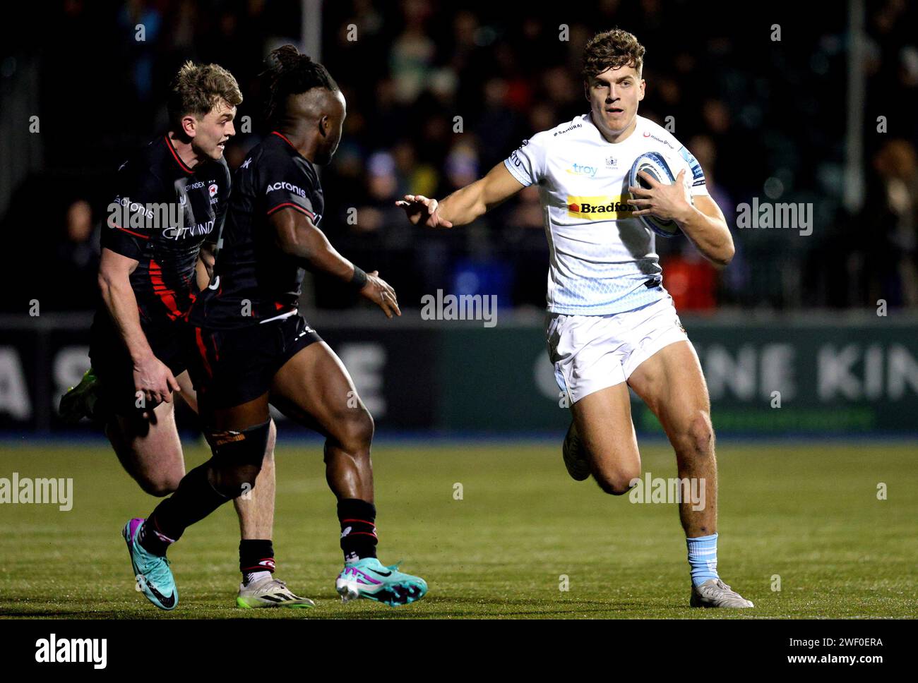 Exeter Chief's Zack Wimbush during the Gallagher Premiership match at ...