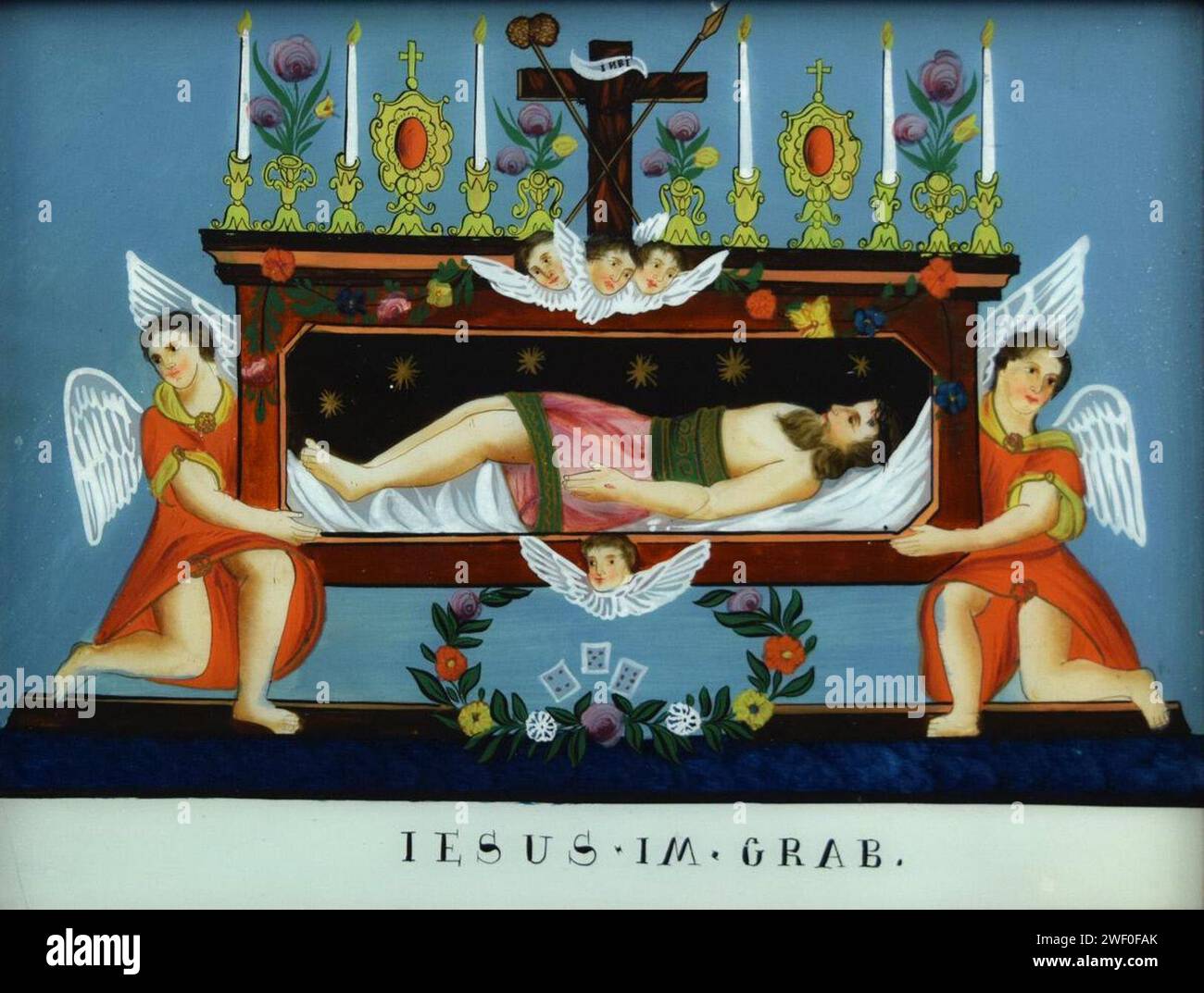 Anonymous - Jesus Im Grab (Jesus in the Grave Stock Photo - Alamy