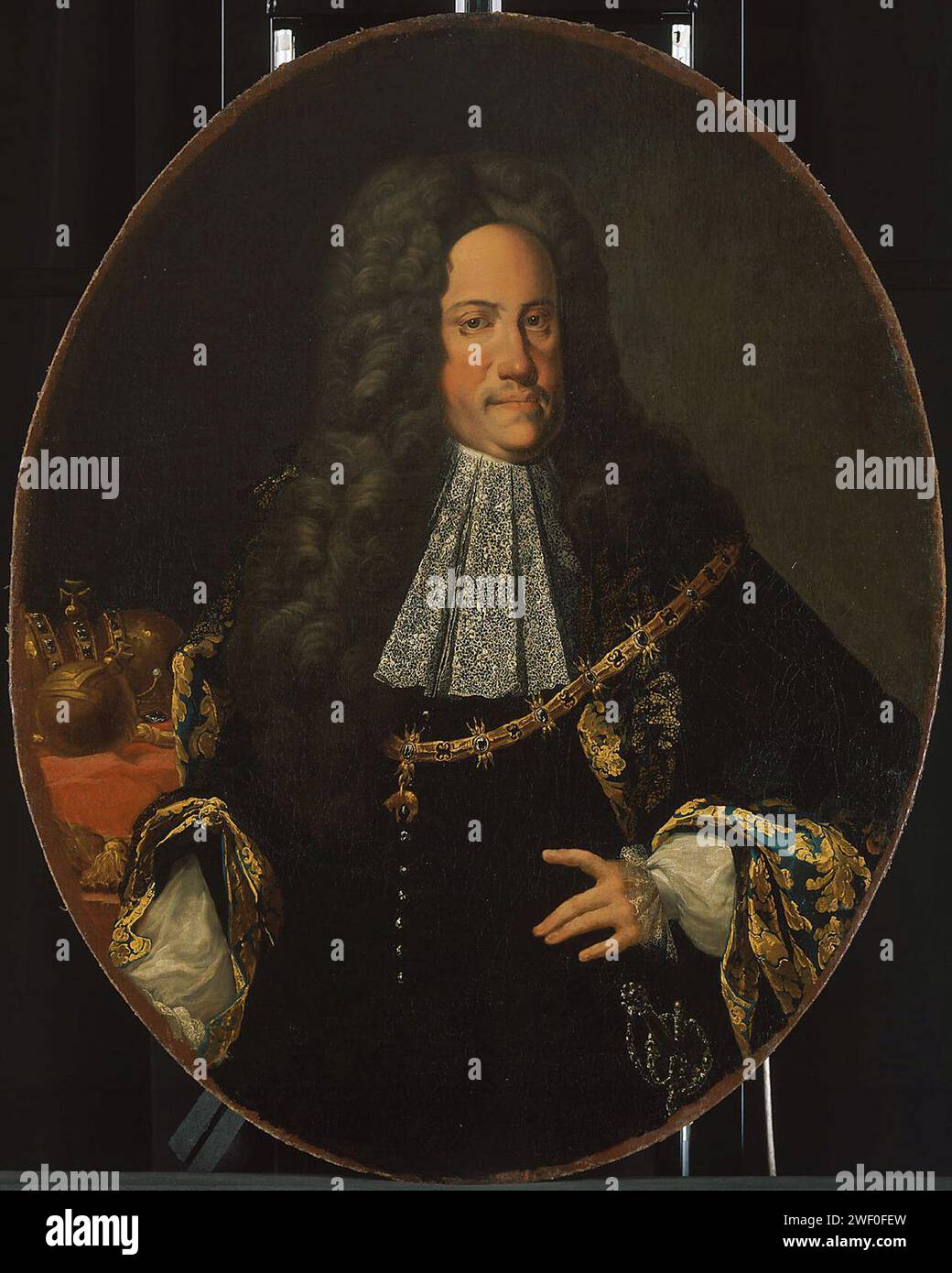 Anonymous - Kaiser Karl VI. (1685-1740), Halbfigur Stock Photo - Alamy