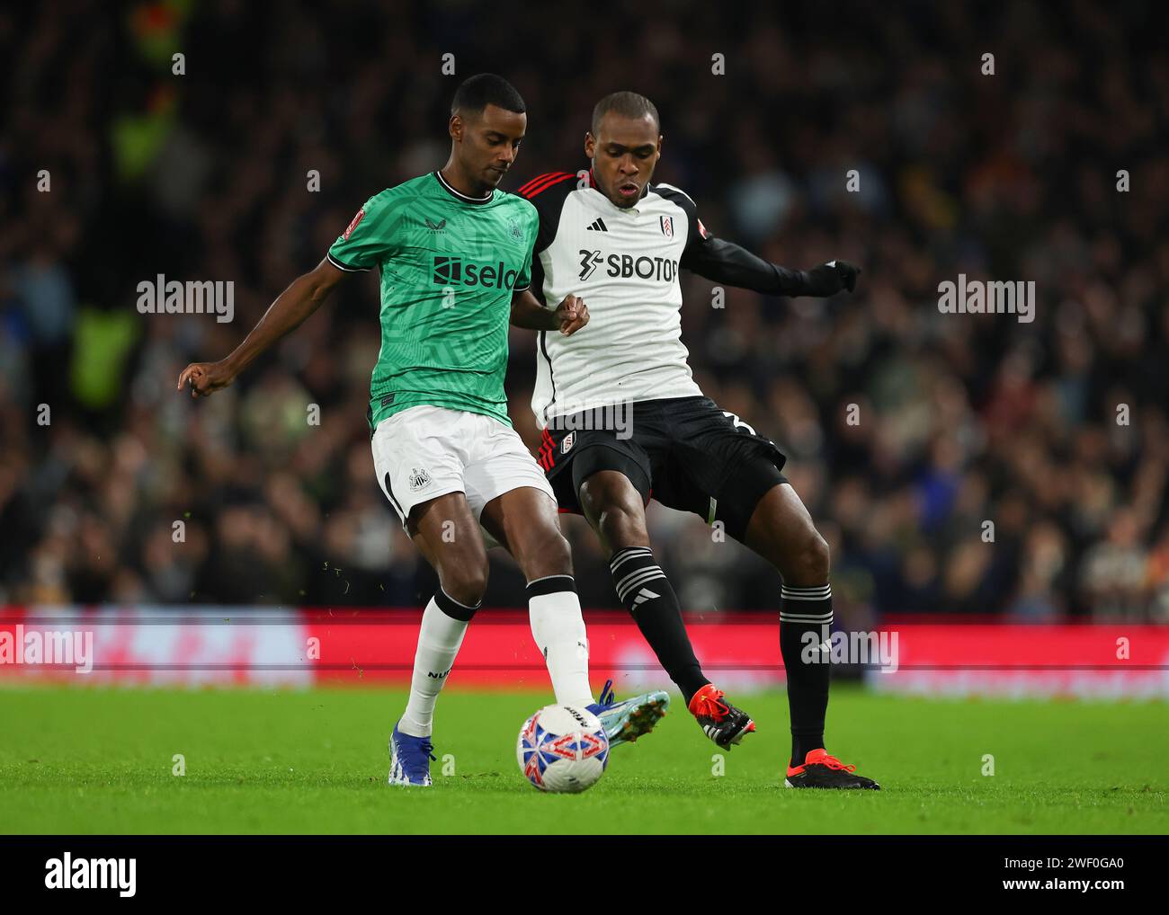 Craven Cottage, Fulham, London, UK. 27th Jan, 2024. FA Cup Fourth Round ...