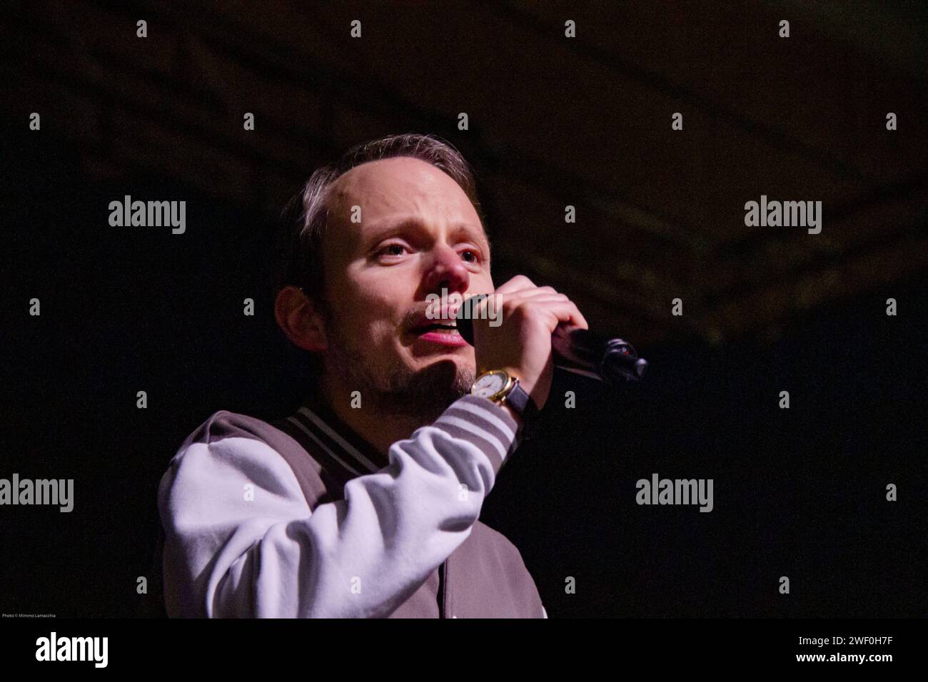 CMP Arena, Bassano del Grappa, Italy, January 26, 2024, the singer ...