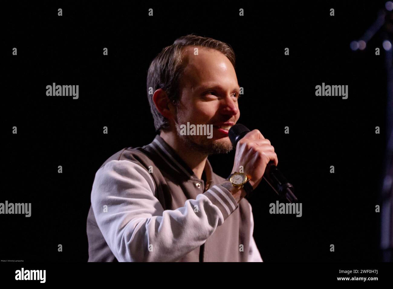 CMP Arena, Bassano del Grappa, Italy, January 26, 2024, the singer ...