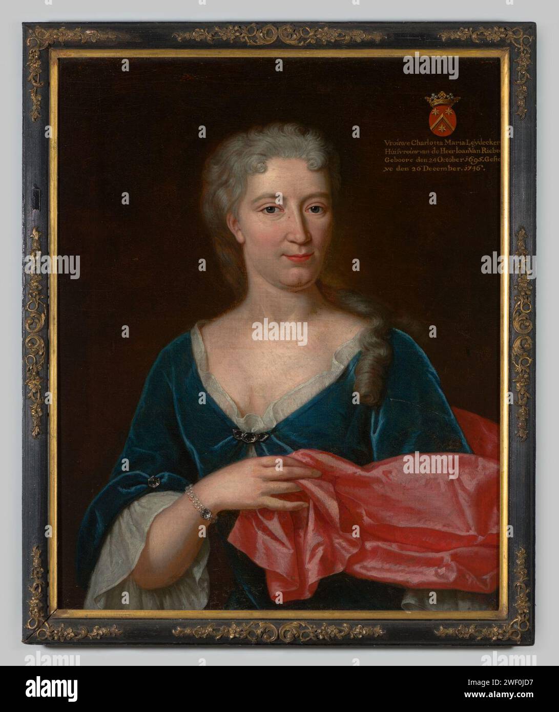 Anonymous - Portret van Charlotte Maria Leydecker - 00604 - Geldersch ...
