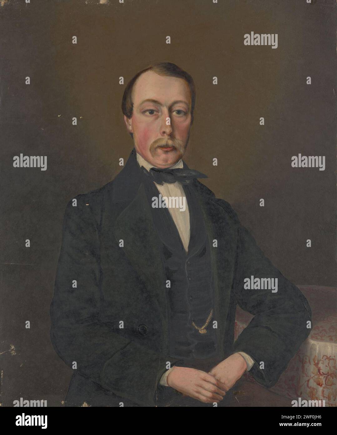 Anonymous - Portret van een onbekende heer Stock Photo - Alamy