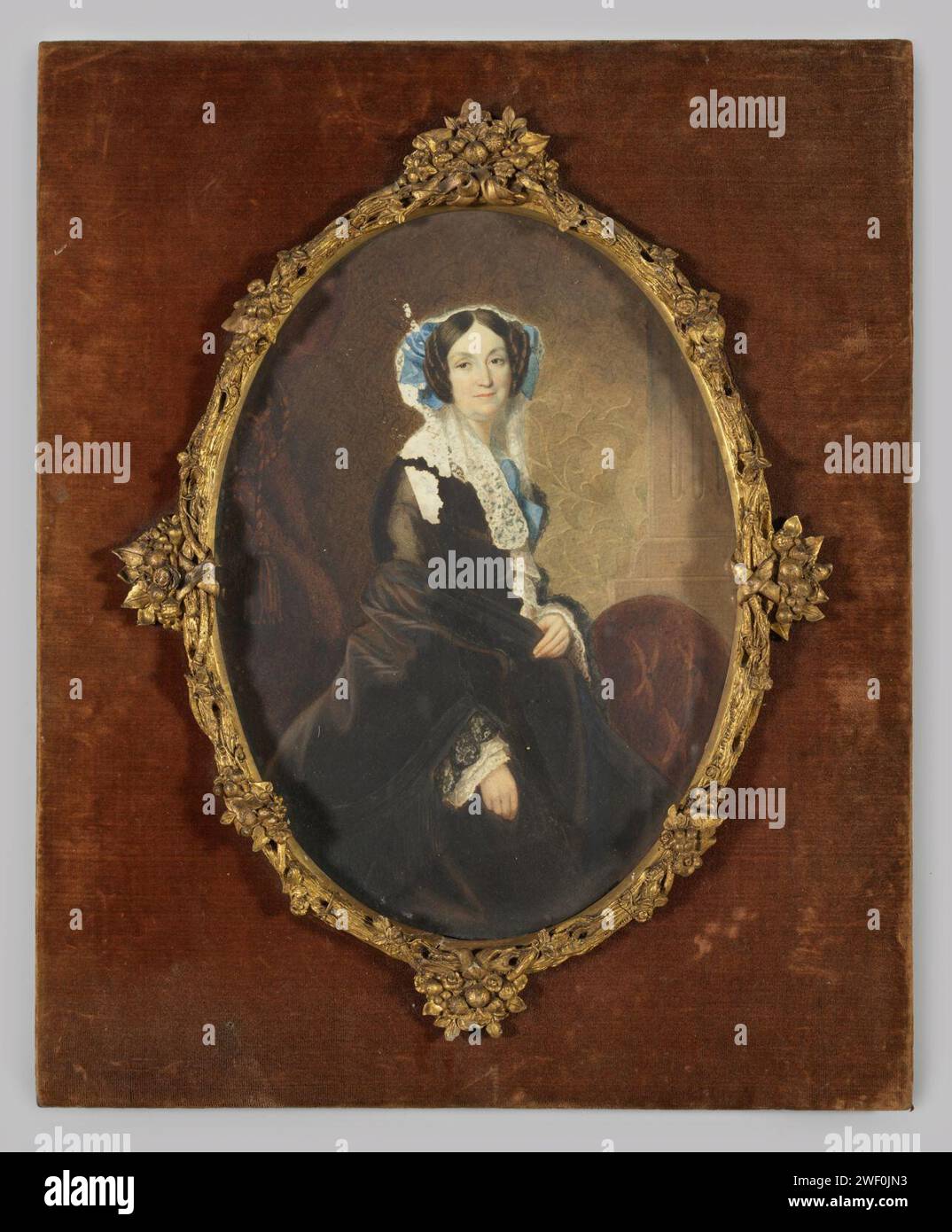 Anonymous - Portret van Emma von Hildebrandt Stock Photo - Alamy