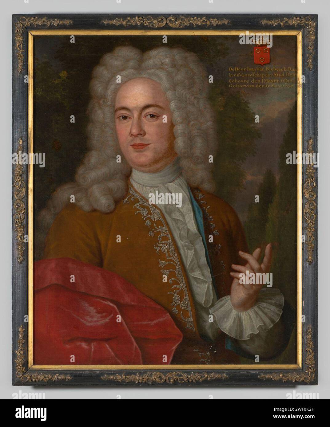 Anonymous - Portret van Johan van Riebeeck - 00603 - Geldersch ...