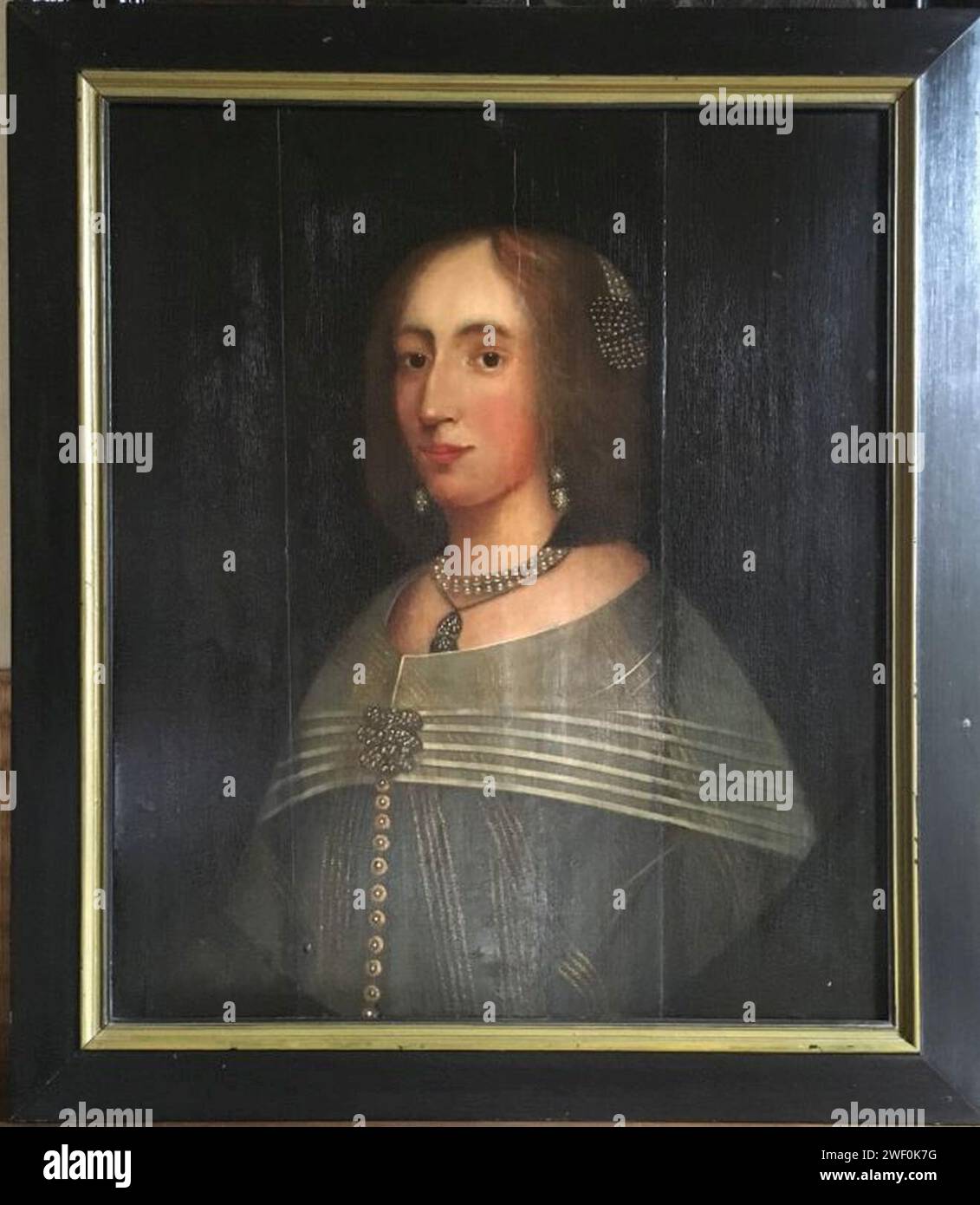 Anonymous - Portret van Lucia Helena van Aebinga Stock Photo - Alamy