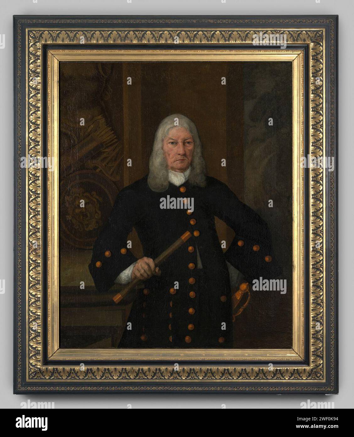 Anonymous - Portret van mr. Willem van Outhoorn Stock Photo - Alamy