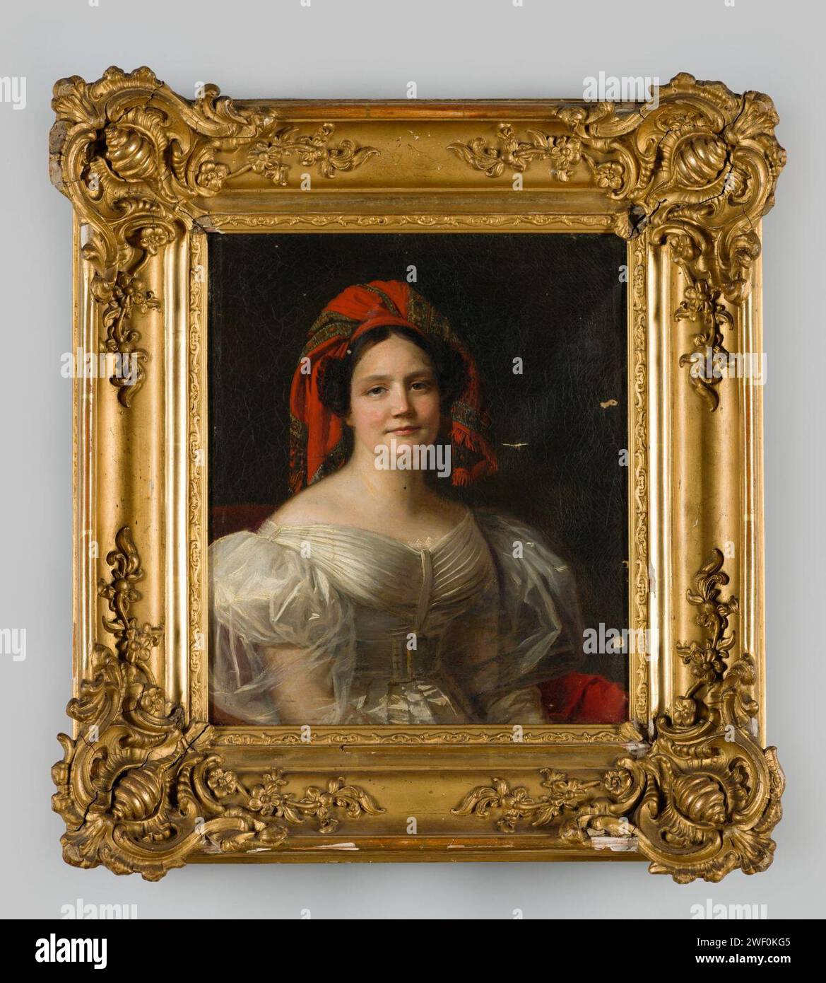 Anonymous - Portret van Wilhelmina Philippine Willink Stock Photo - Alamy