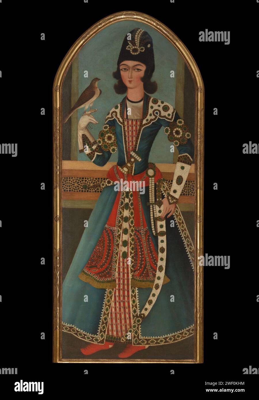 Anonymous - Prince Holding a Falcon Stock Photo - Alamy