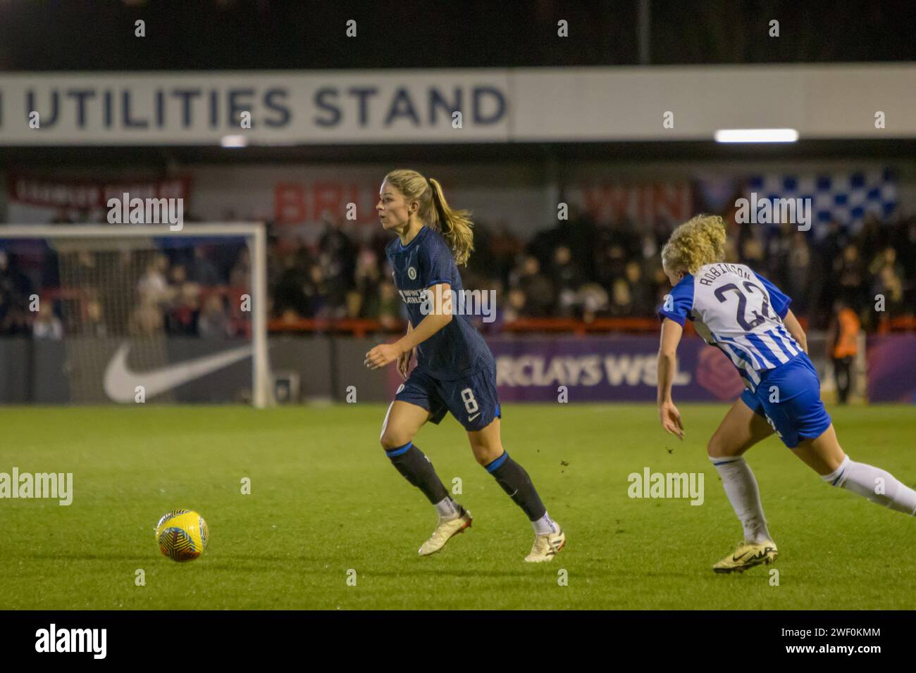Crawley, UK. 27th Jan, 2024. Broadfield Stadium, Crawley, England ...