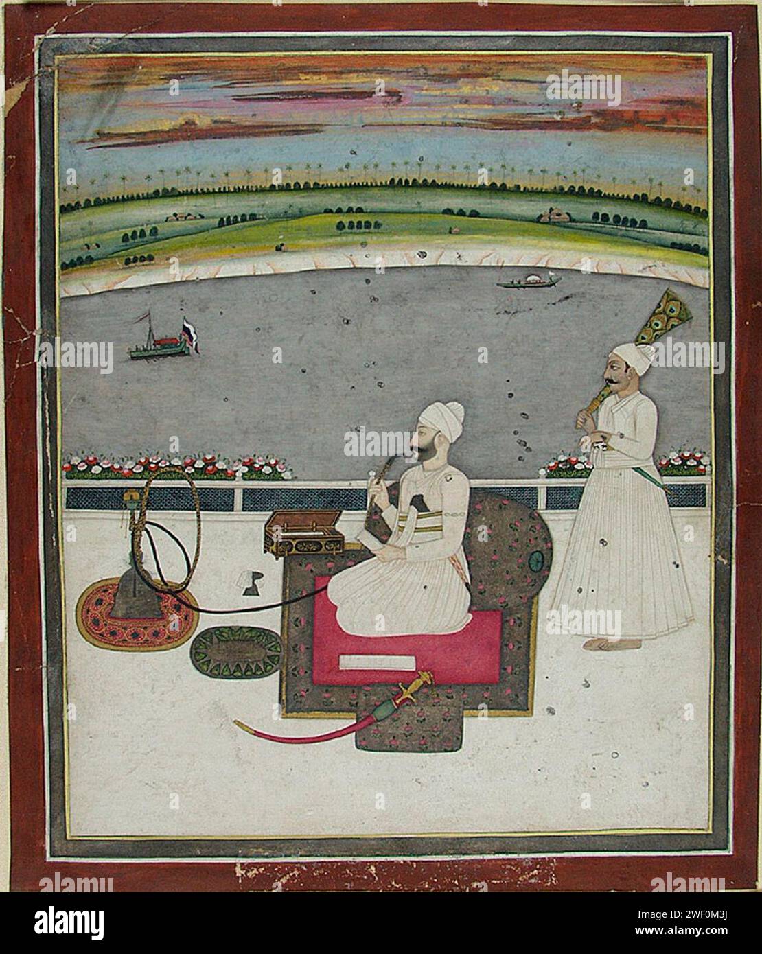 Seated prince smoking hi-res stock photography and images - Alamy