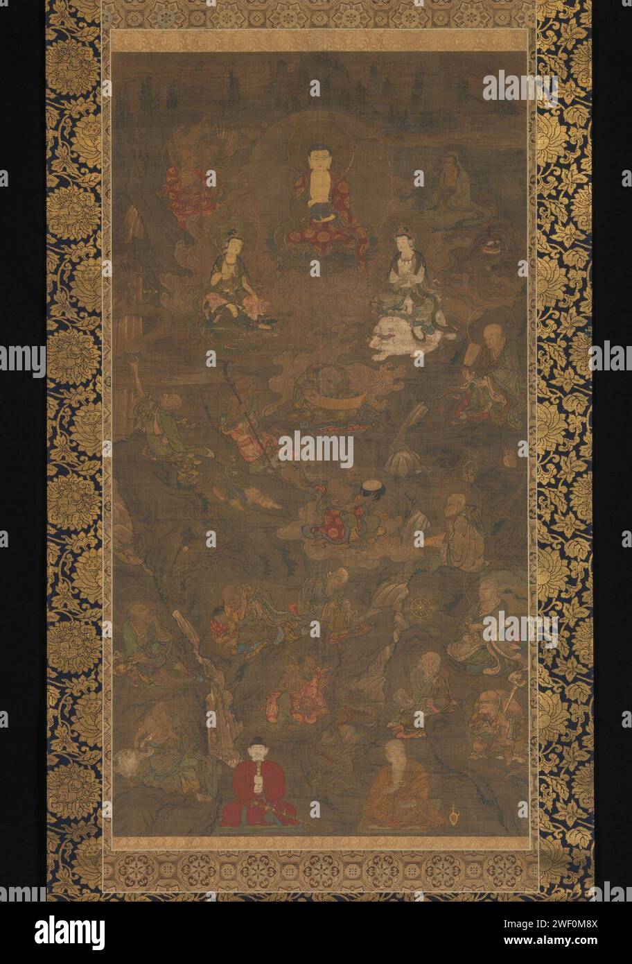 Anonymous - Shaka Triad and the Sixteen Rakan Stock Photo - Alamy