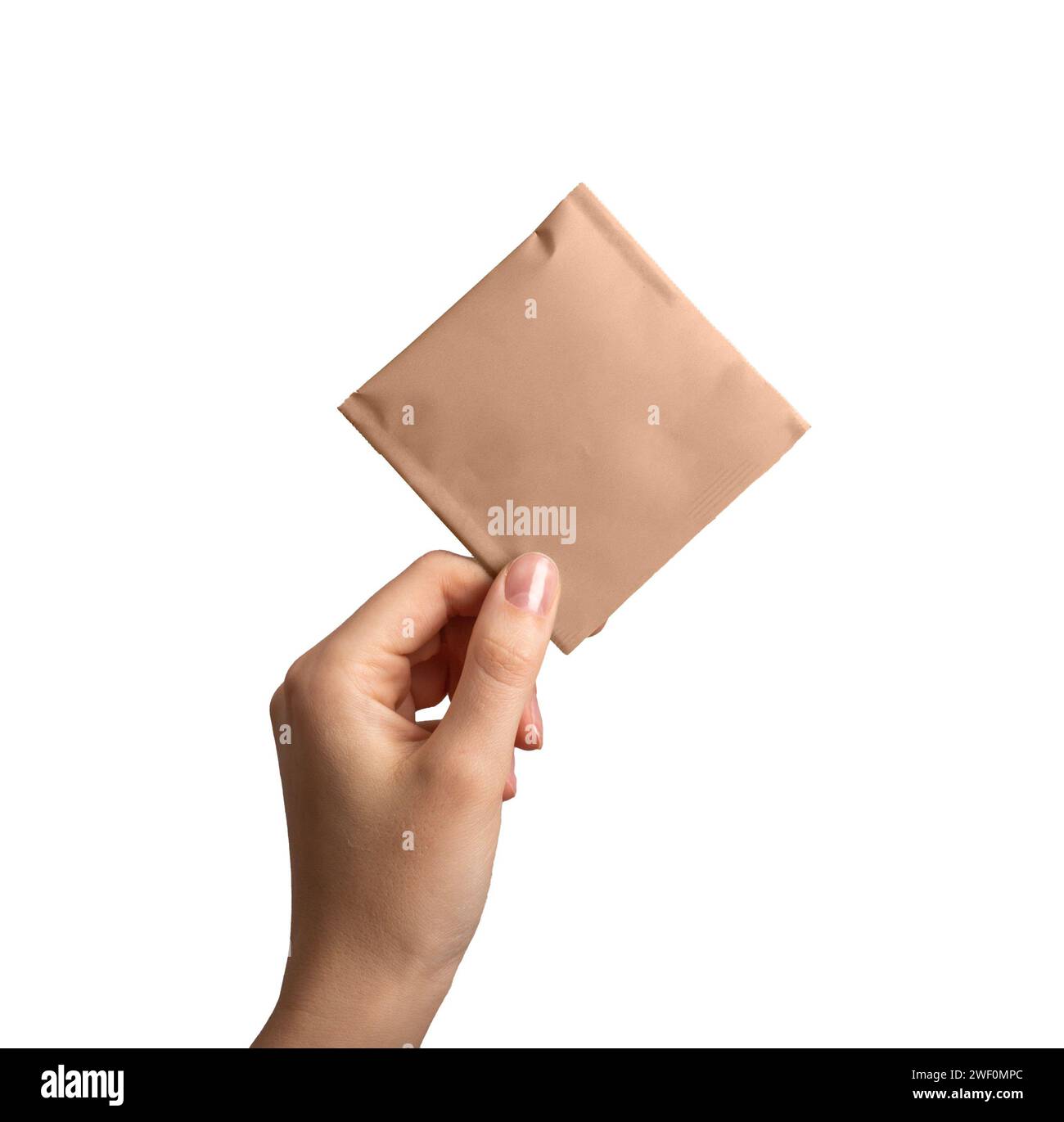 Sachet packaging mockup Cut Out Stock Images & Pictures - Alamy