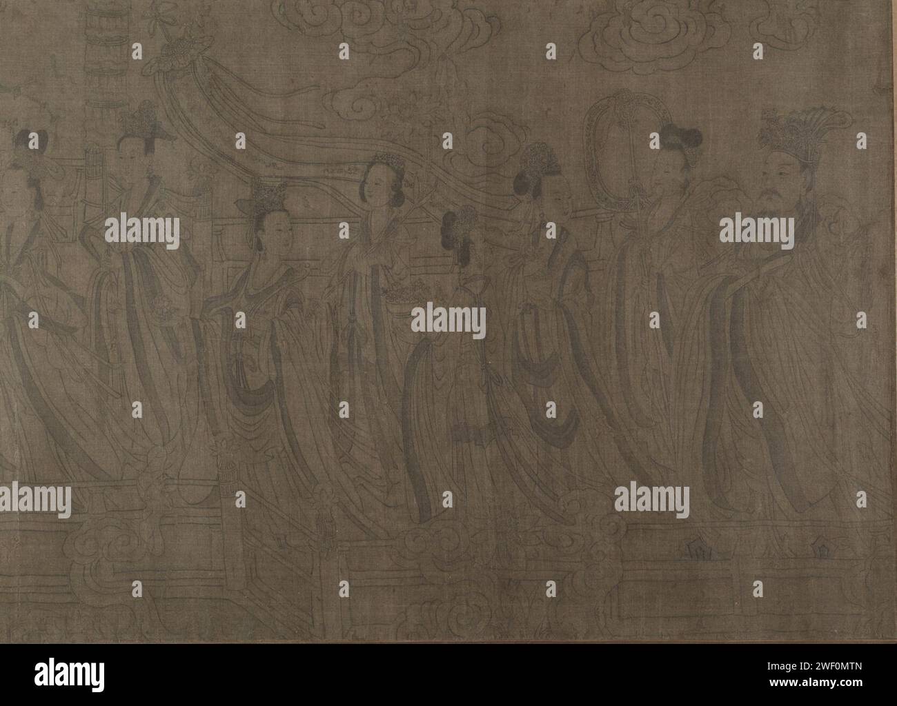 Anonymous - The Five Rulers at the New Year's Reception Stock Photo - Alamy