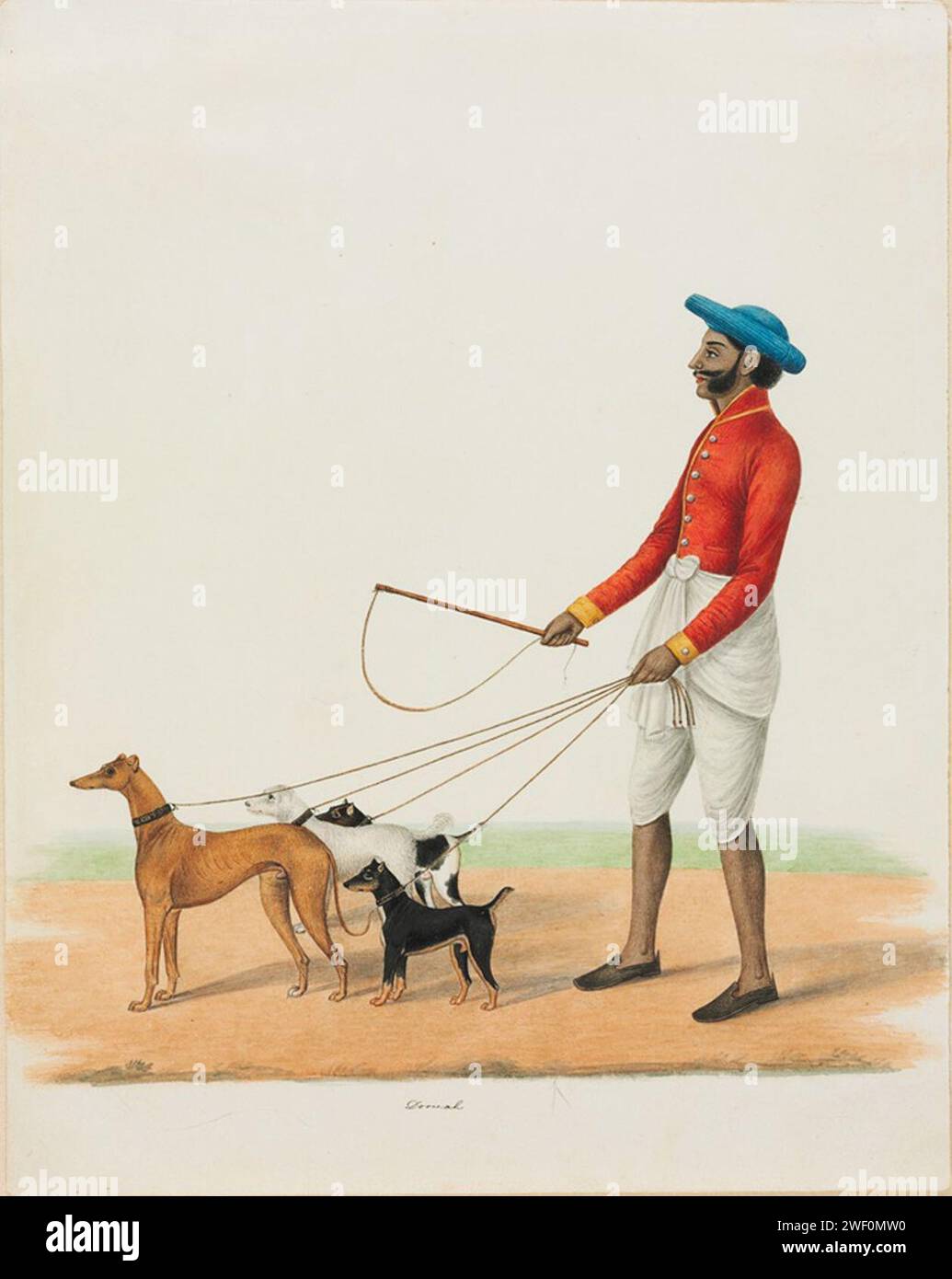 Anonymous - The Dog Wallah Stock Photo - Alamy