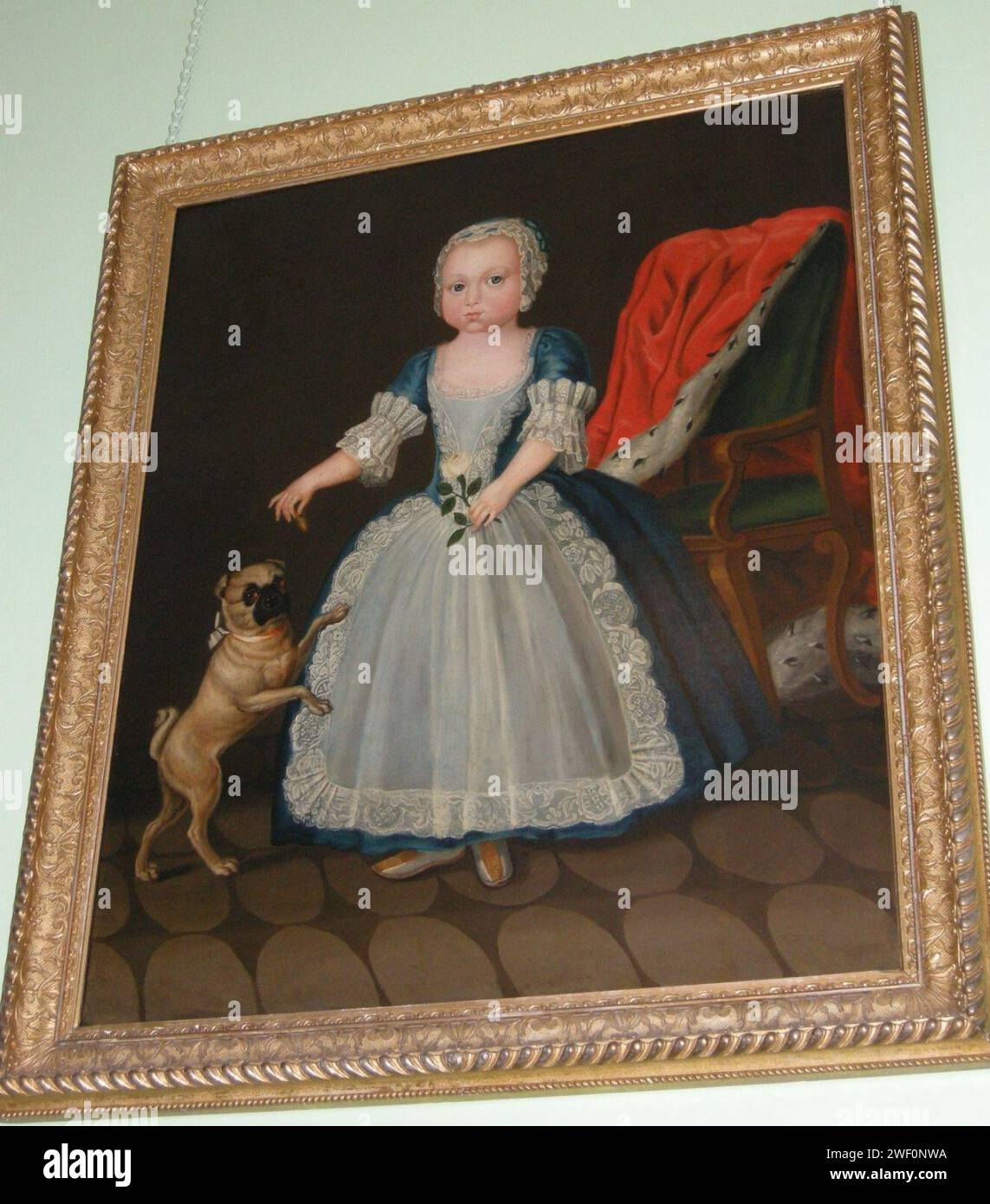 Anonymous, 18th century - Portrait of a Princess Stock Photo - Alamy