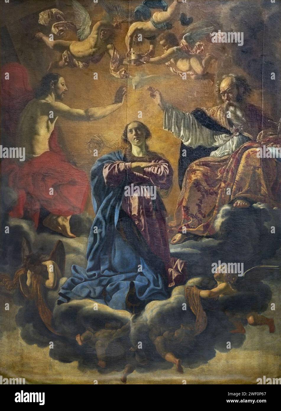 Anselmus van Hulle - The Holy Trinity Crowning the Virgin Mary - 1929 ...