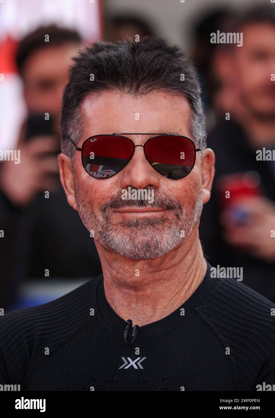 Simon Cowell seen during the "Britain's Got Talent" London Auditions ...