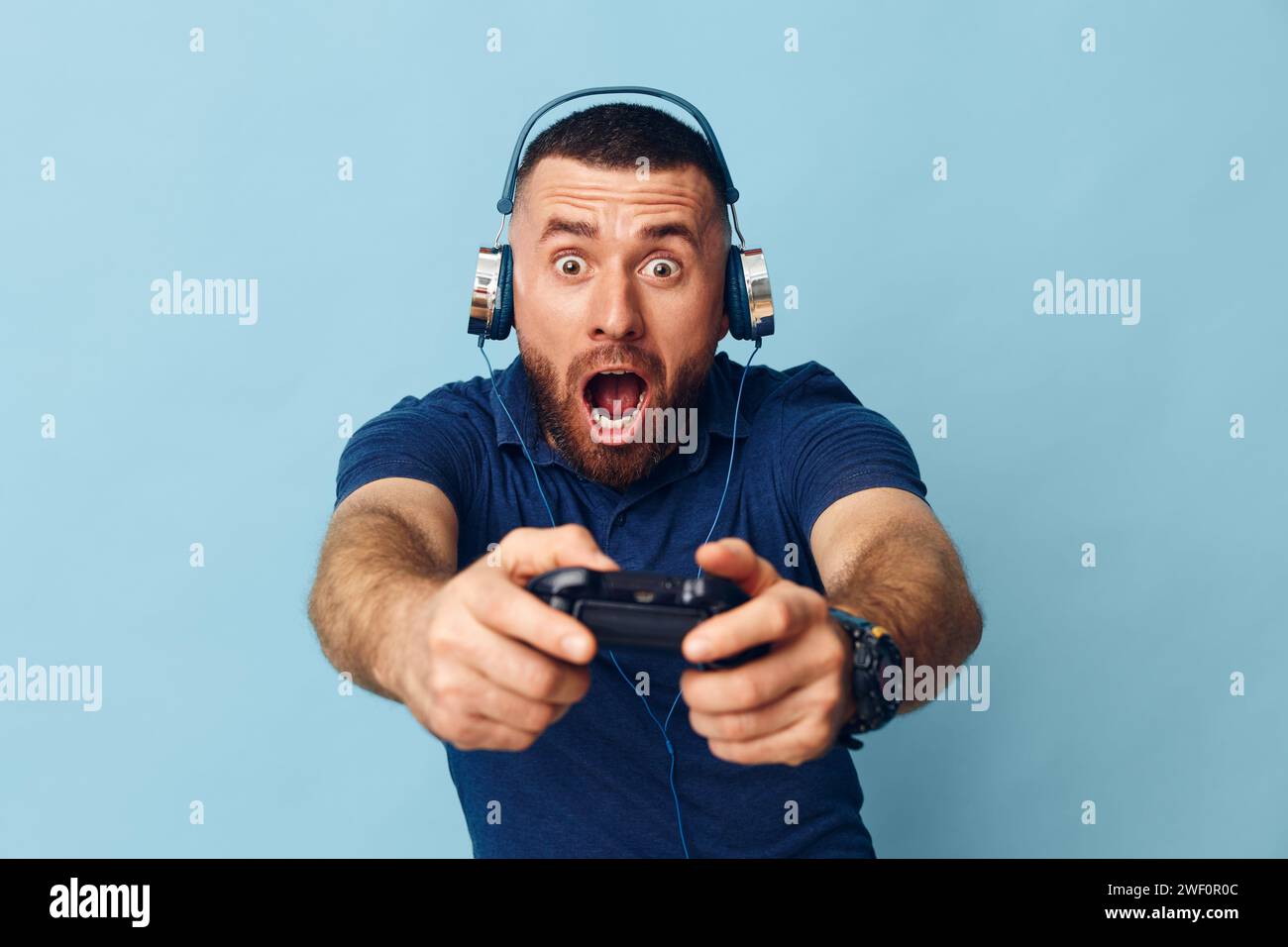 Man entertainment person console playing gamer young adult guy man game ...