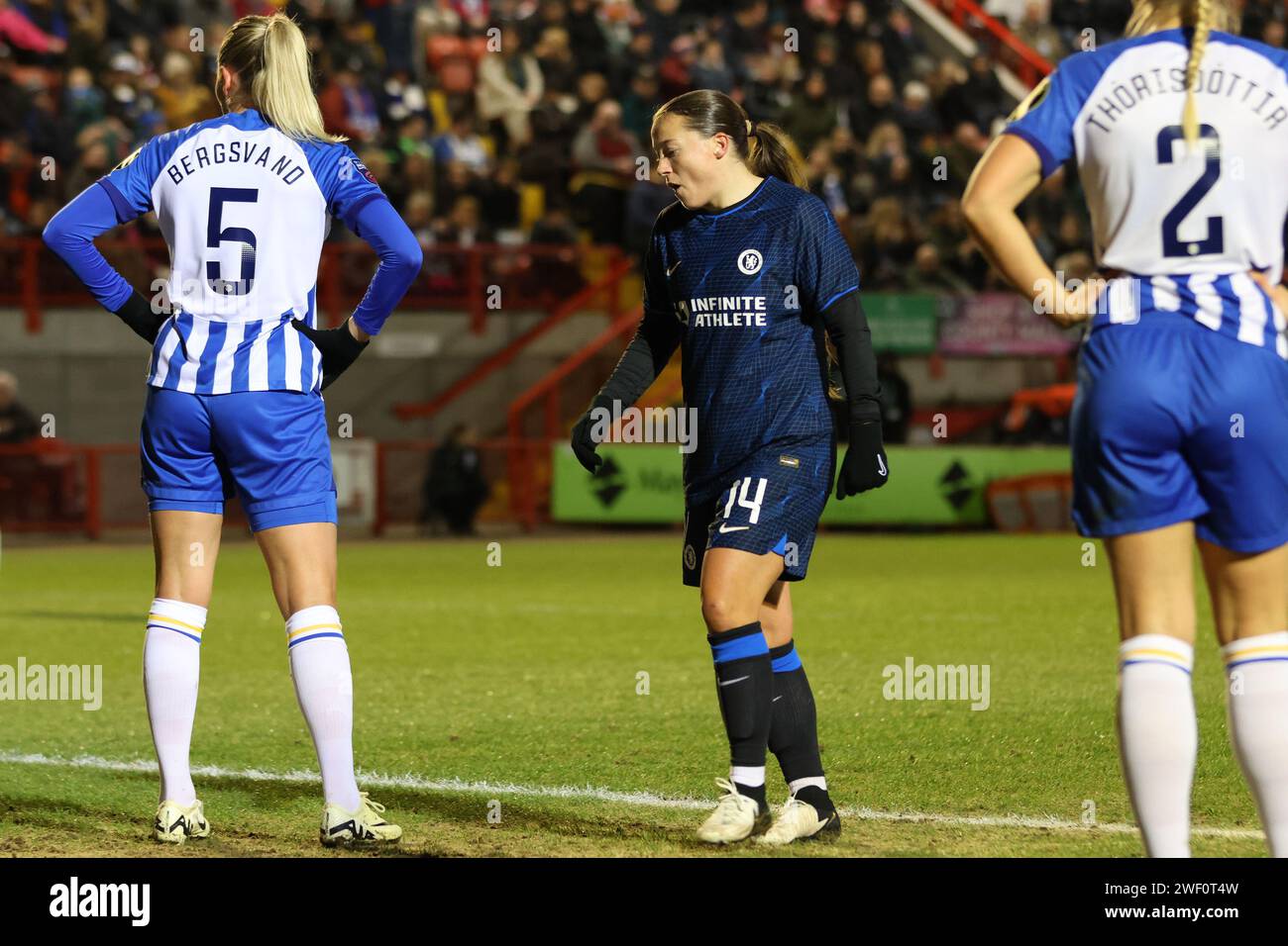 Crawley, UK. 27th Jan, 2024. Broadfield Stadium, Crawley, England ...