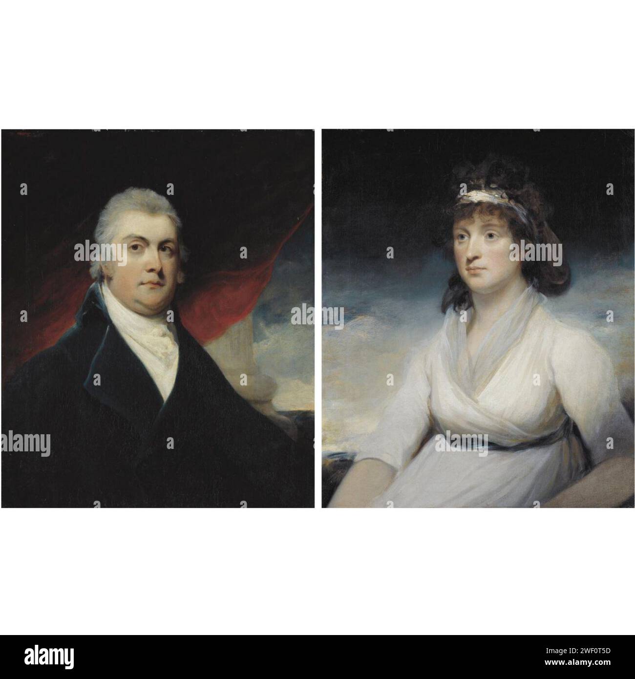 Anthony James Radcliffe (1754-1814), 5th Earl of Newburgh; Anne ...