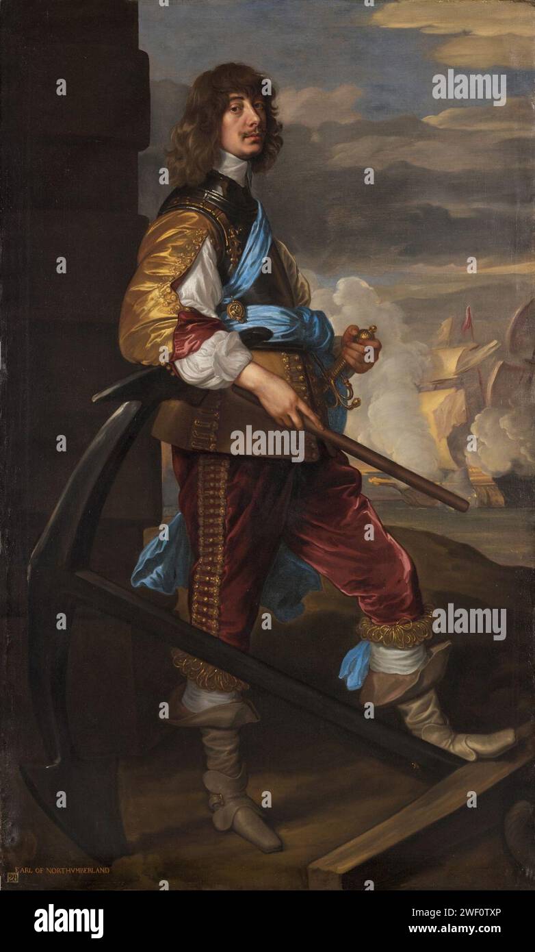 Anthony van Dyck after - Portrait of Algernon Percy, 10th Earl of ...