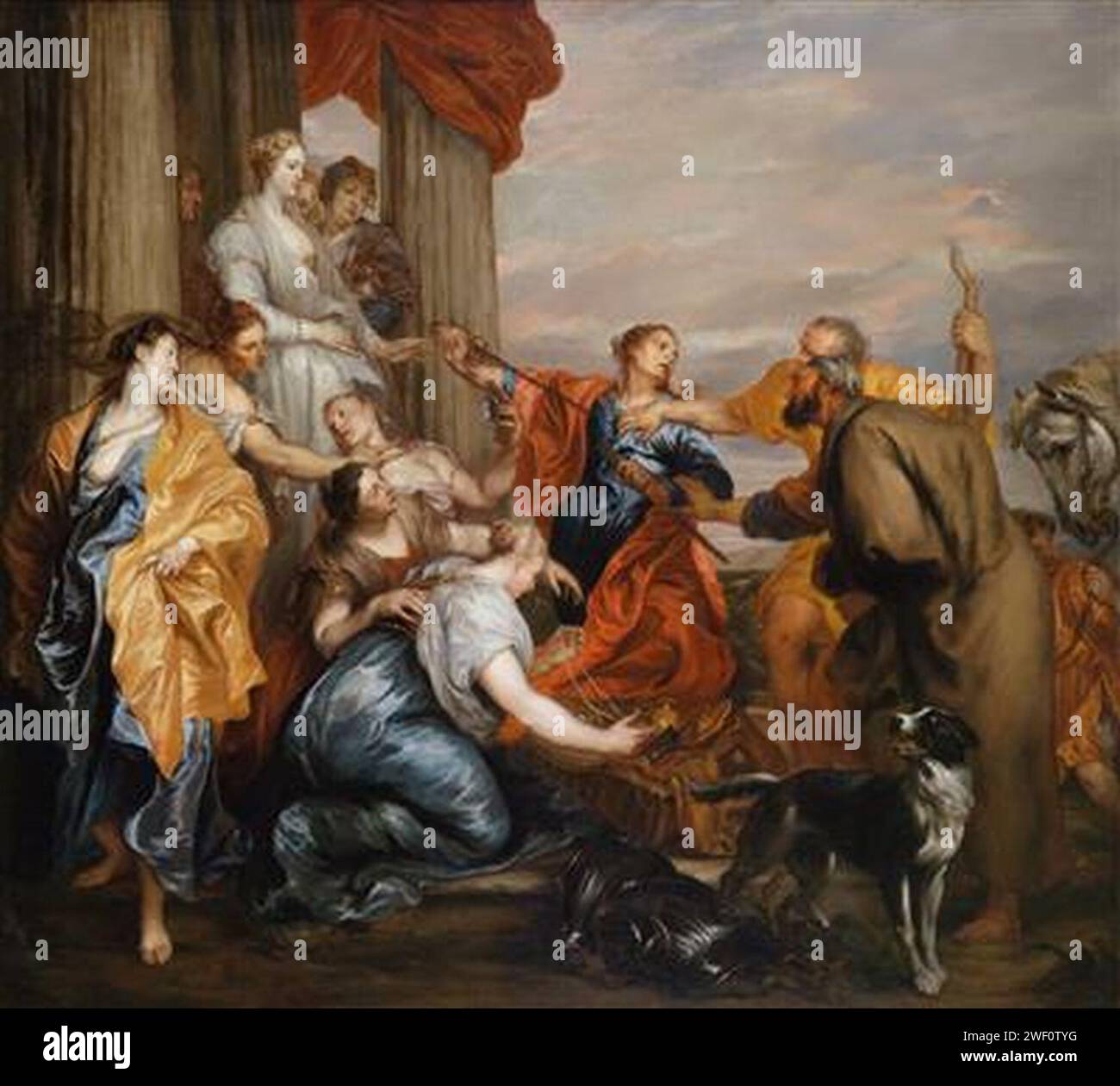 Anthony van Dyck follower - Odysseus discovering Achilles amidst the ...