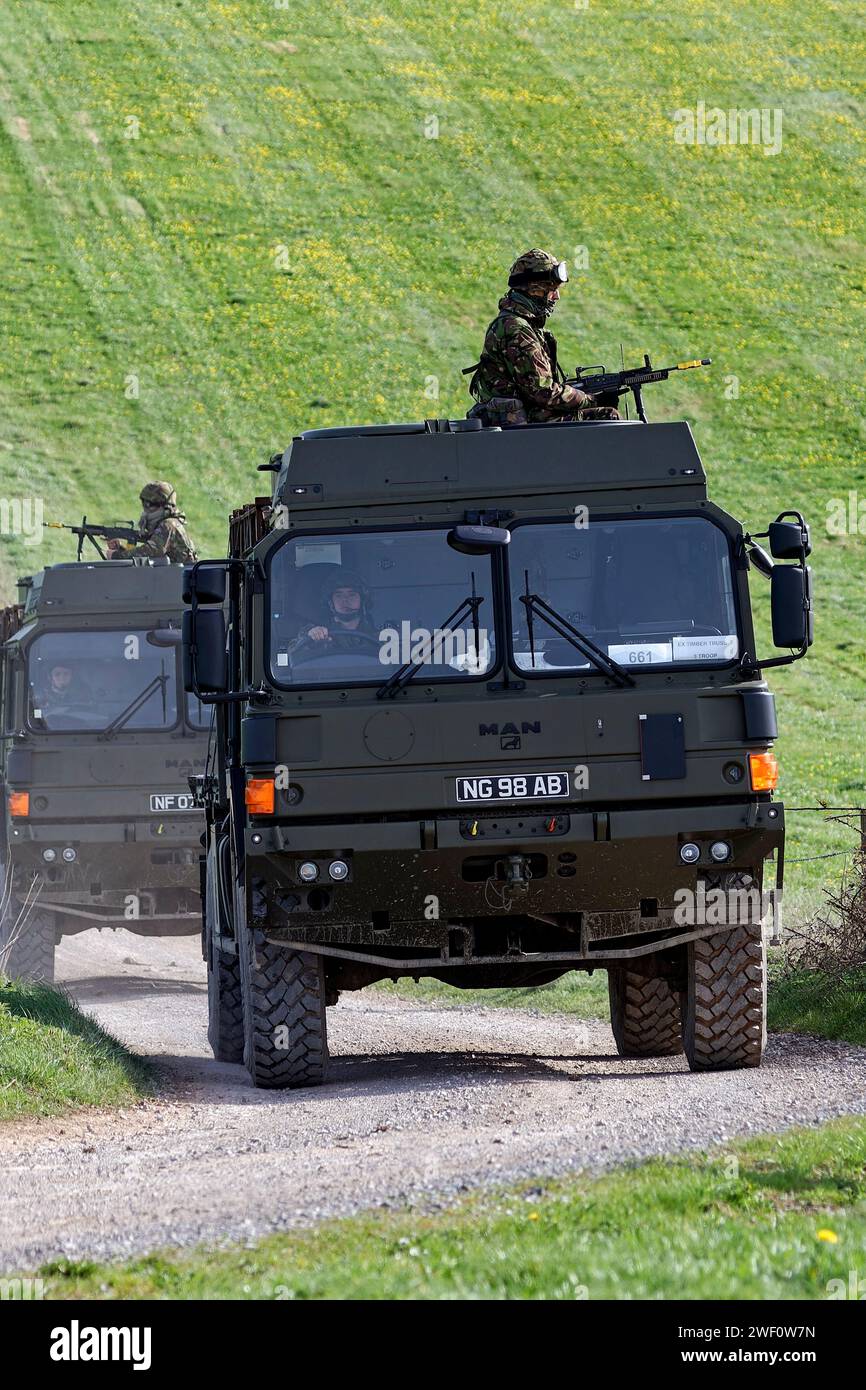 British army truck hi-res stock photography and images - Alamy