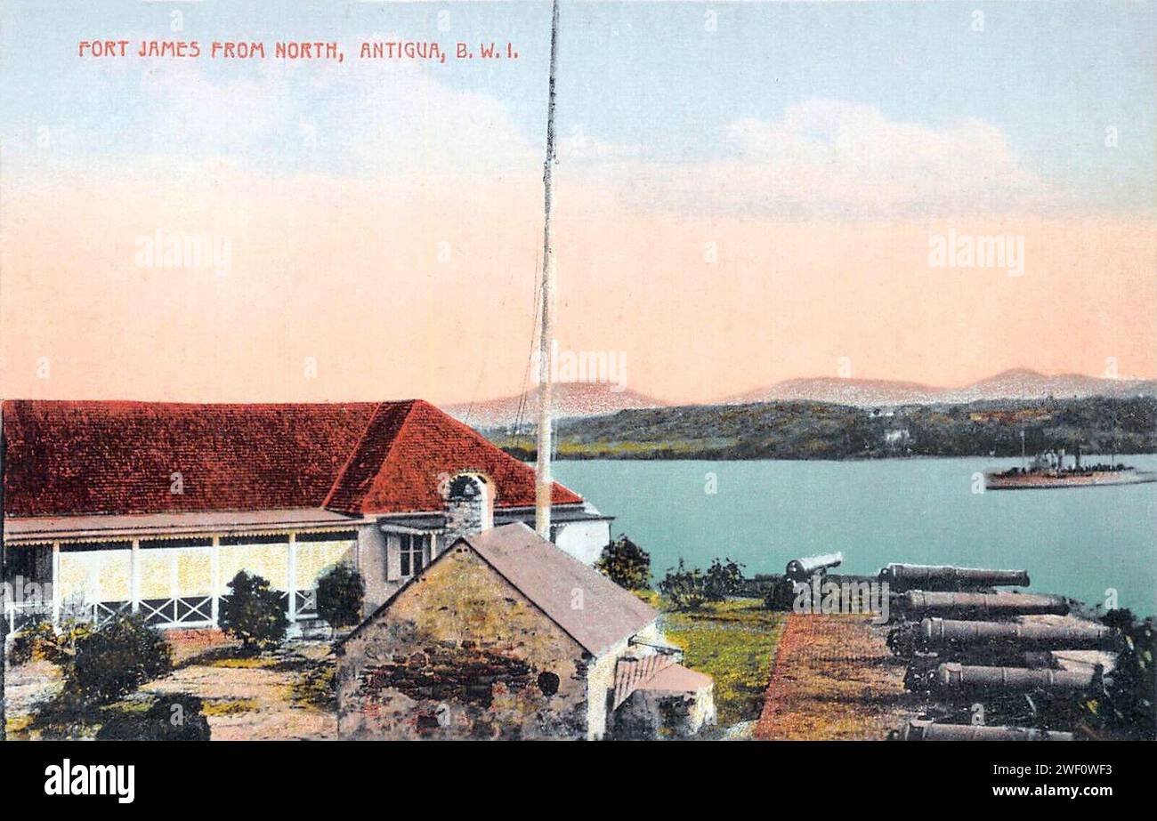 Fort james antigua hi-res stock photography and images - Alamy