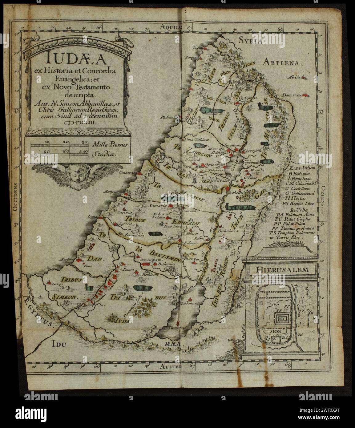 Antoine Arnauld, Iudaea ex Historia et concordia evangelica et ex novo ...