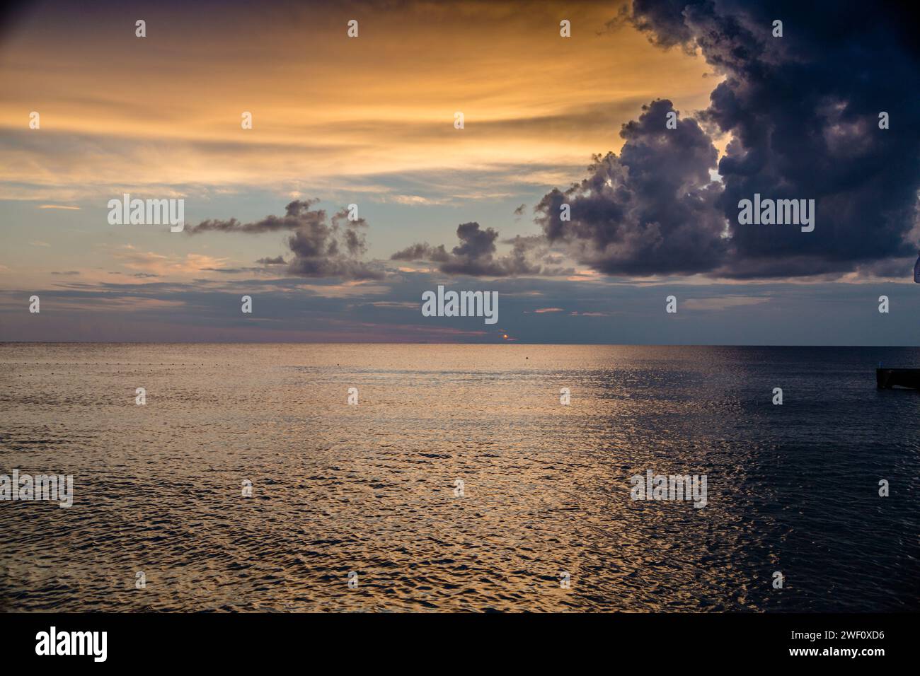 Sunrise Fire in the Sky Stock Photo - Alamy