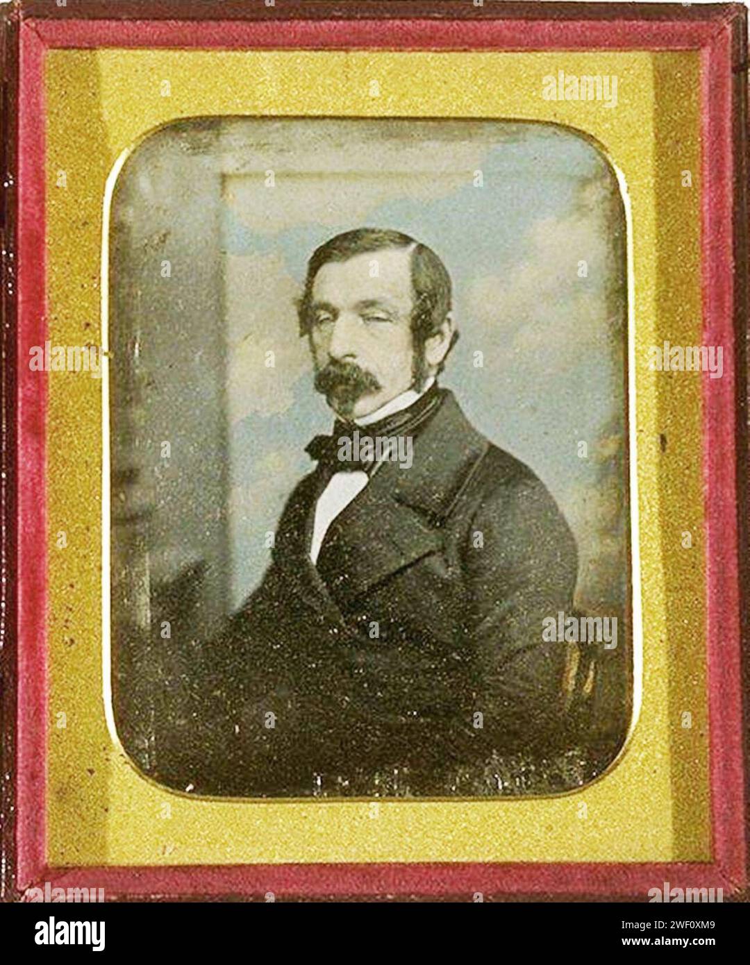 Antoine Claudet, Daguerreotype portrait of a Man Stock Photo - Alamy